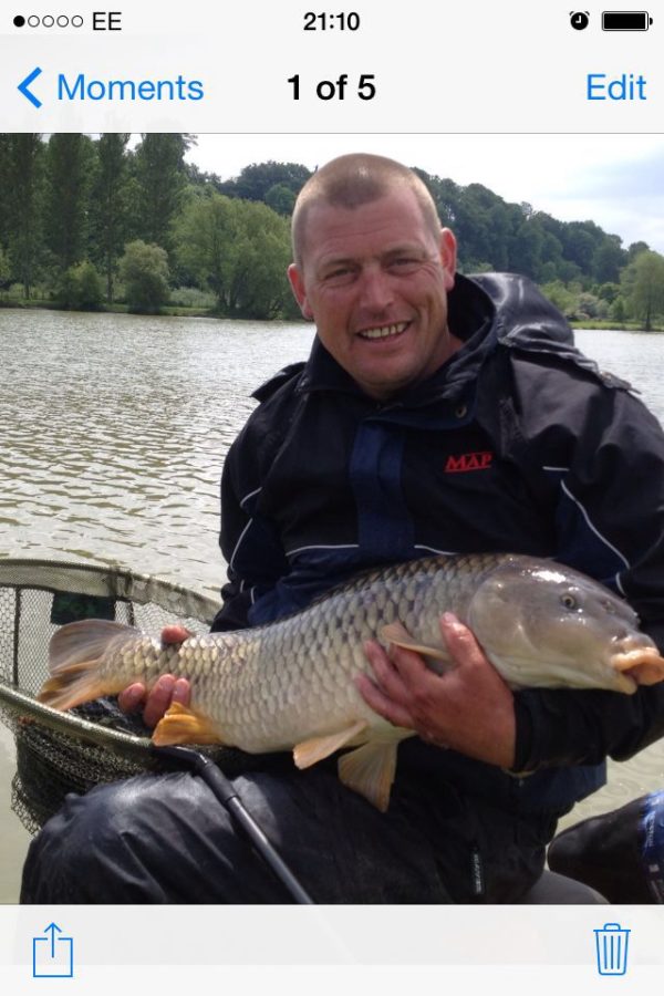 18lb carp on speci lake , Sunday open match , caught on method feeder ...